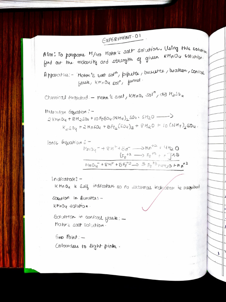 Chemistry All Practicals Class 12 | PDF