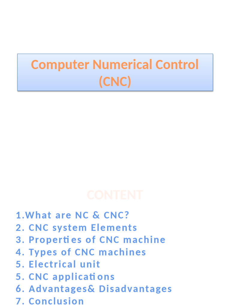 Computer Numerical Control | PDF | Numerical Control | Drill