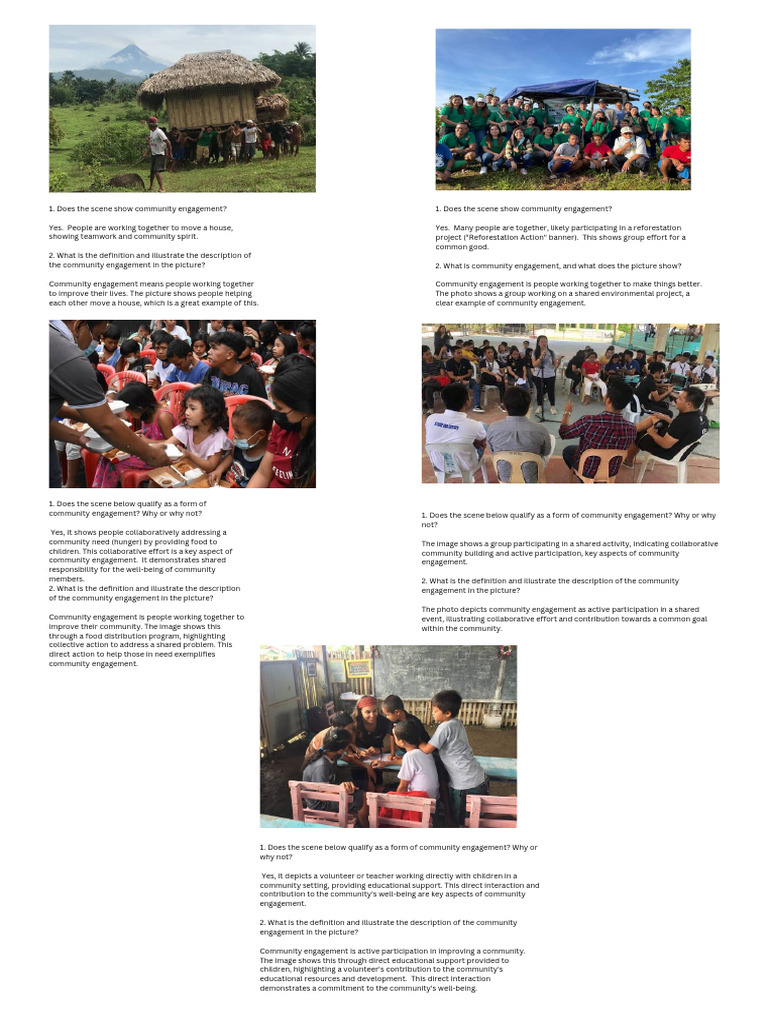 Does The Scene Show Community Engagement Yes. People Are Working Togethe - 20241218 - 190214 ...