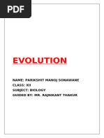 Evolution Notes Class 12 | PDF | Evolution | Natural Selection
