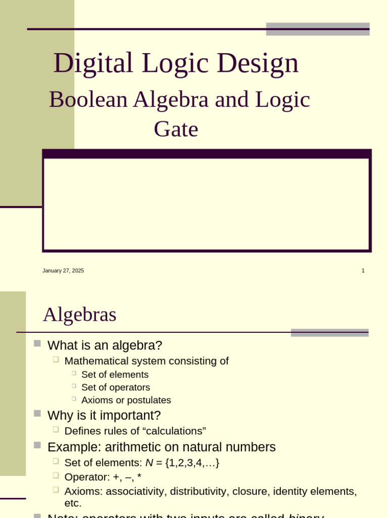 Chapter 2 Boolean Algebra and Logic Gates | PDF | Logic Gate | Hardware ...