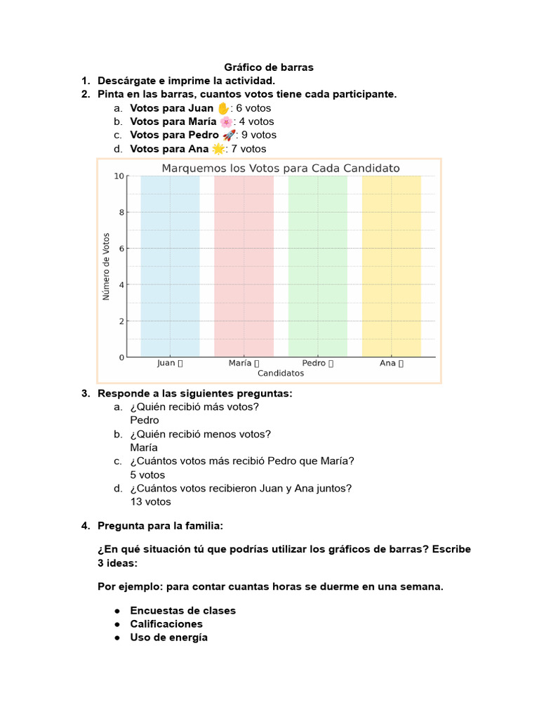 Copia de Activiada de Gráficos de Barras Aileth | PDF