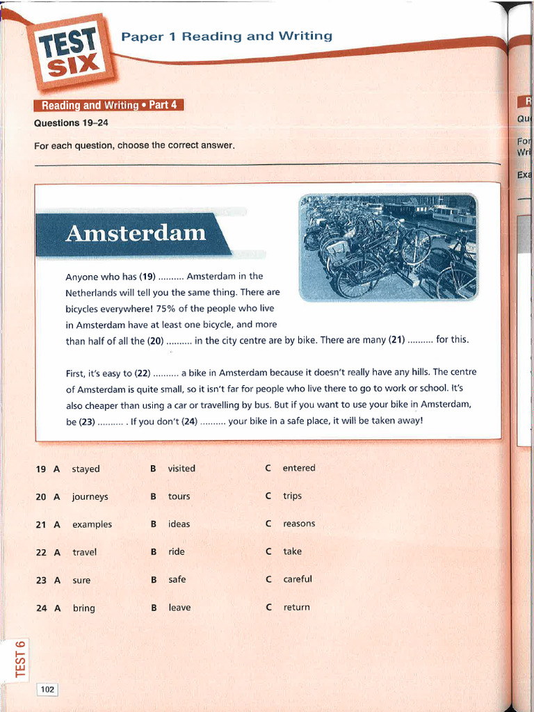 104 - PDFsam - Cambridge A2 Key For Schools Practice Tests 2020 | PDF