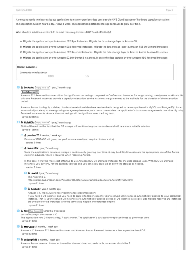 AWS SAA-C03 Dumps Part 2 | PDF | Computing | Computer Architecture