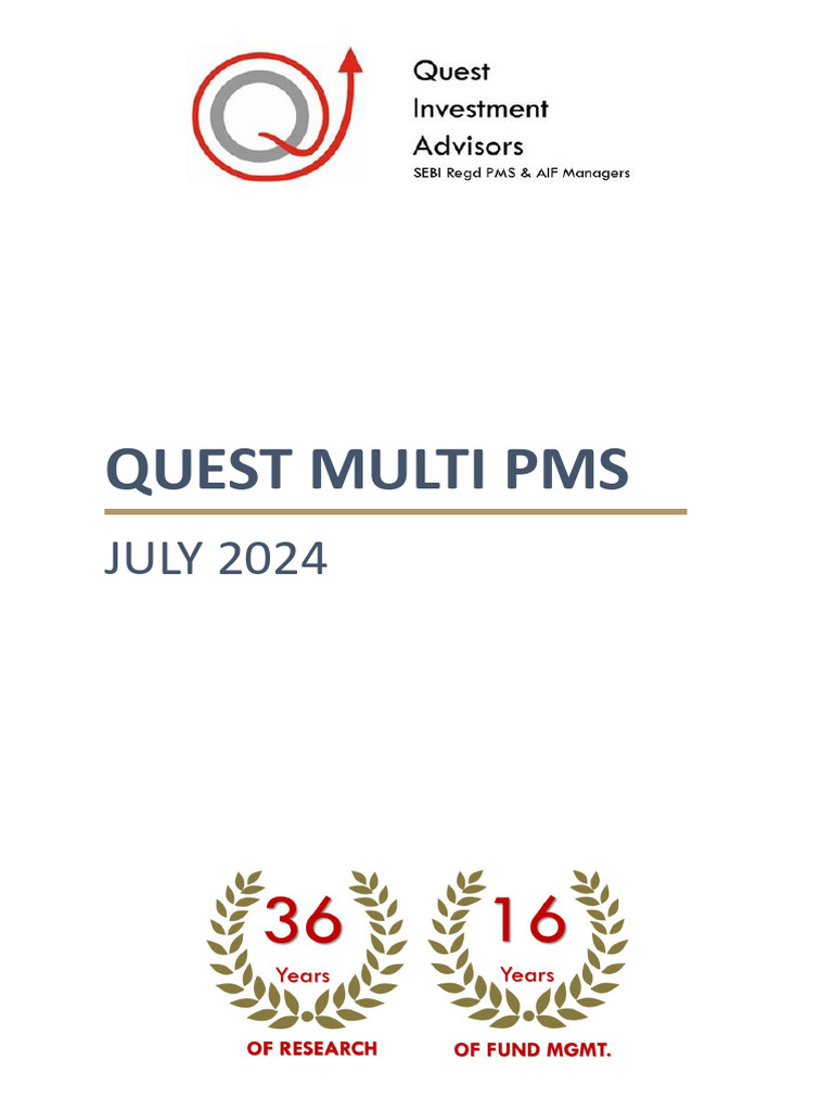 Quest Multi PMS Factsheet - July 2024 | PDF | Valuation (Finance ...