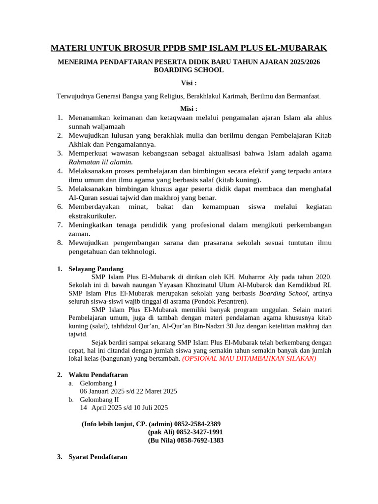 Materi - PPDB - 2025 1 | PDF