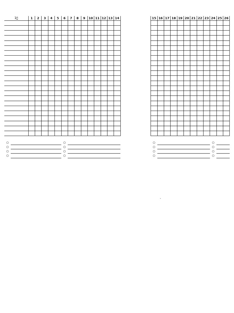 Monthly Check List | PDF