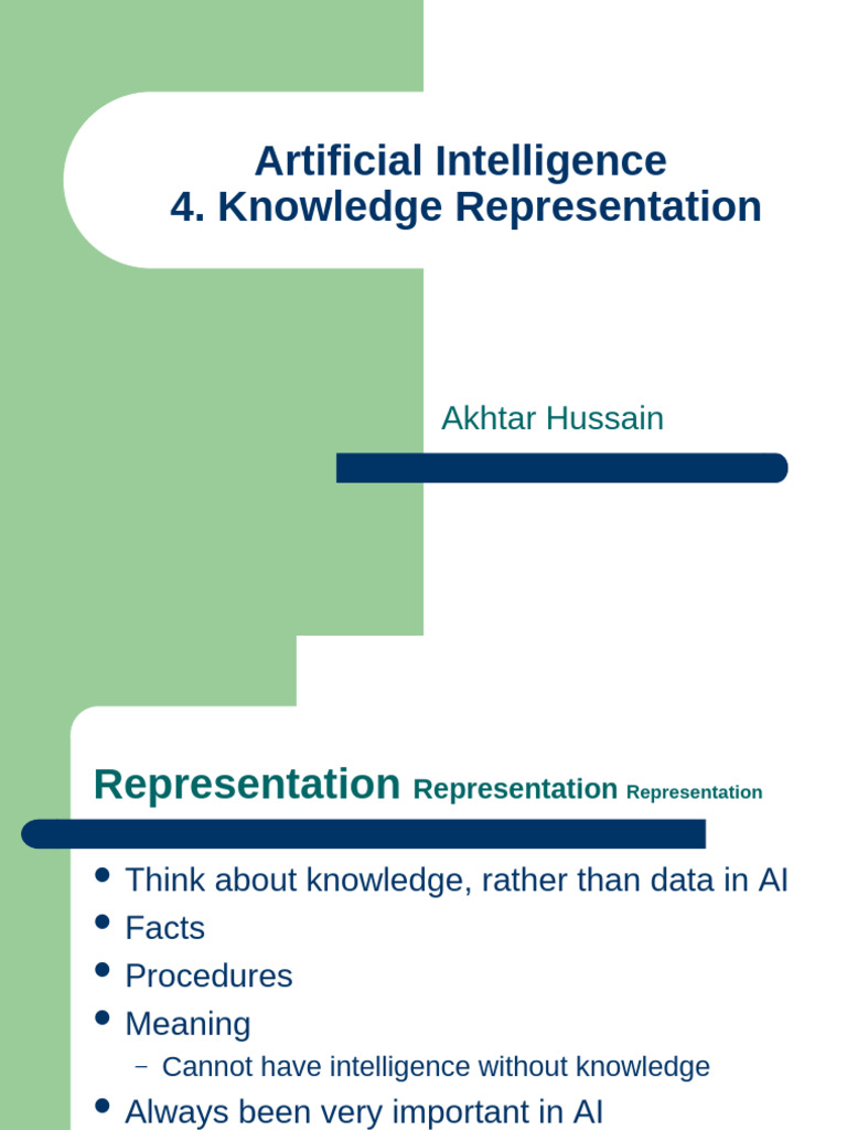 5 Knowledge Representation | PDF | Knowledge Representation And Reasoning | First Order Logic