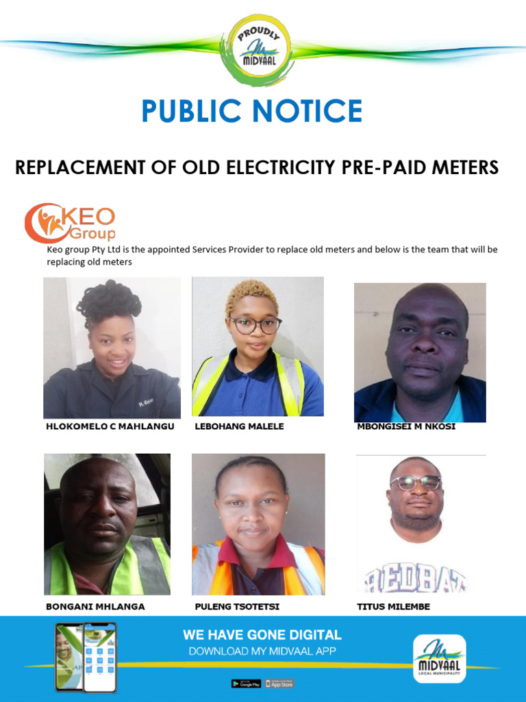 Electricity Meters Replacement - Faces | PDF