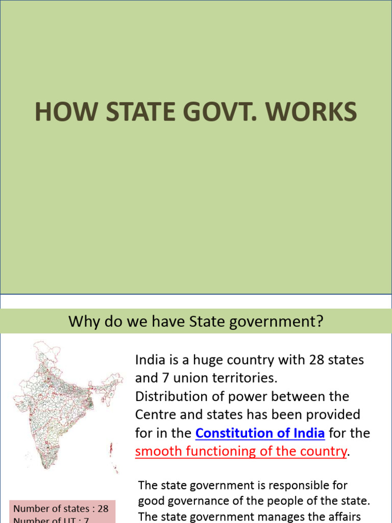 CH 3 How The State Government Works 2 | PDF | Legislature | Public Law