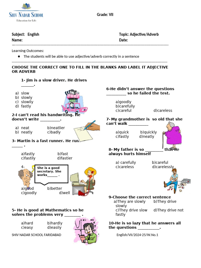 Adj Versus Adv | PDF | Adverb | Linguistics