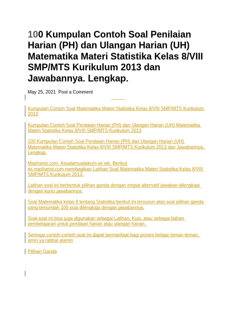 Soal ph2 Rajiman | PDF