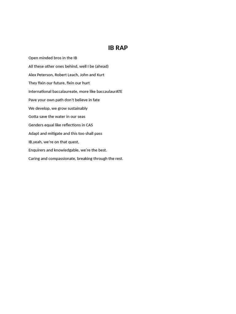 Ib Rap | PDF