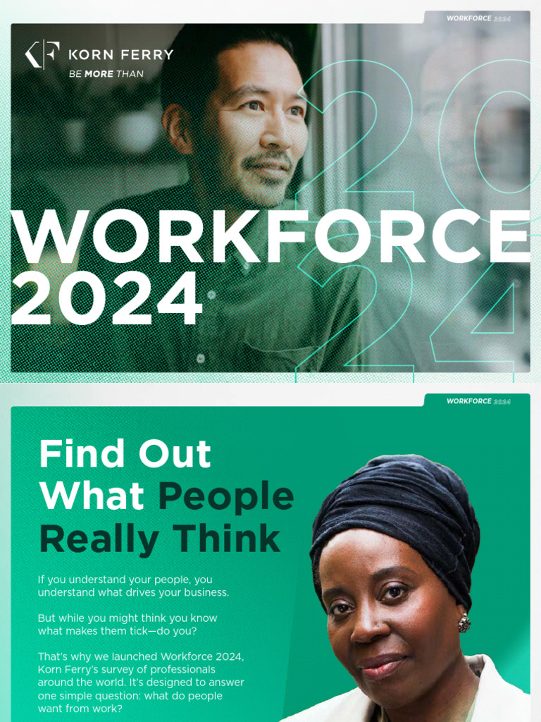 Korn Ferry Workforce 2024 Report | PDF | Employment | Salary