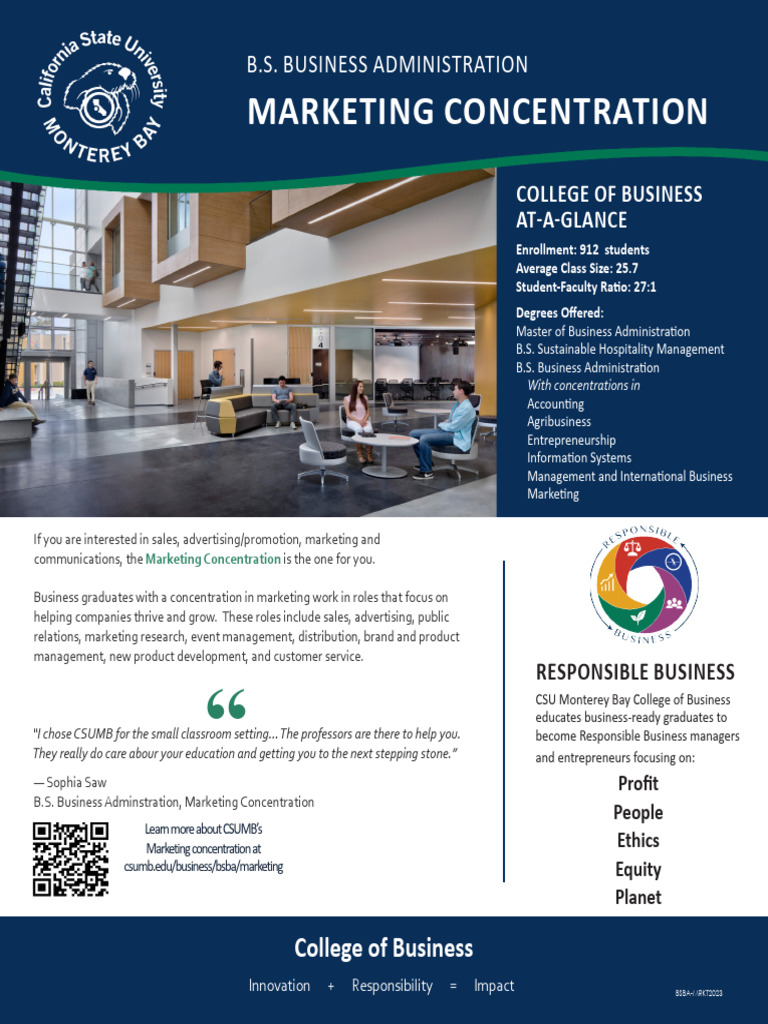 Marketing - Concentration - Flyer 2023 | PDF | Marketing | Entrepreneurship