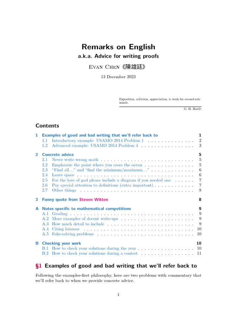 english | PDF | Definition | Mathematical Proof