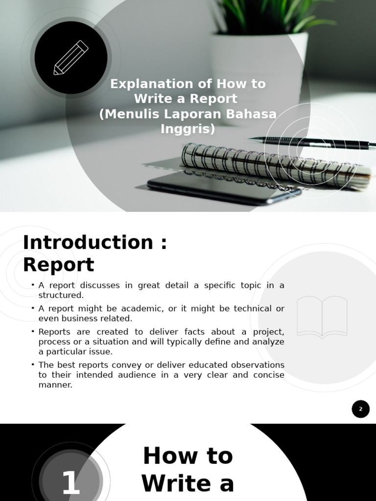 Slides Writing A Report | PDF | Abstract (Summary) | Information