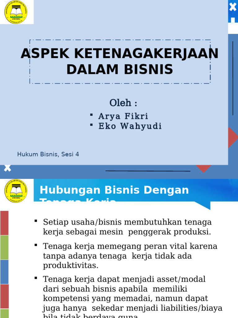 Aspek Hukum Bisnis Tentang Ketanagakerjaan | PDF