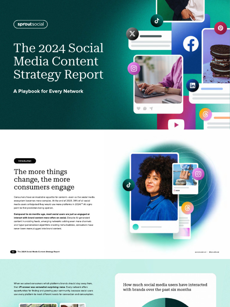 2024 Social Media Content Strategy Report | PDF | Social Media ...