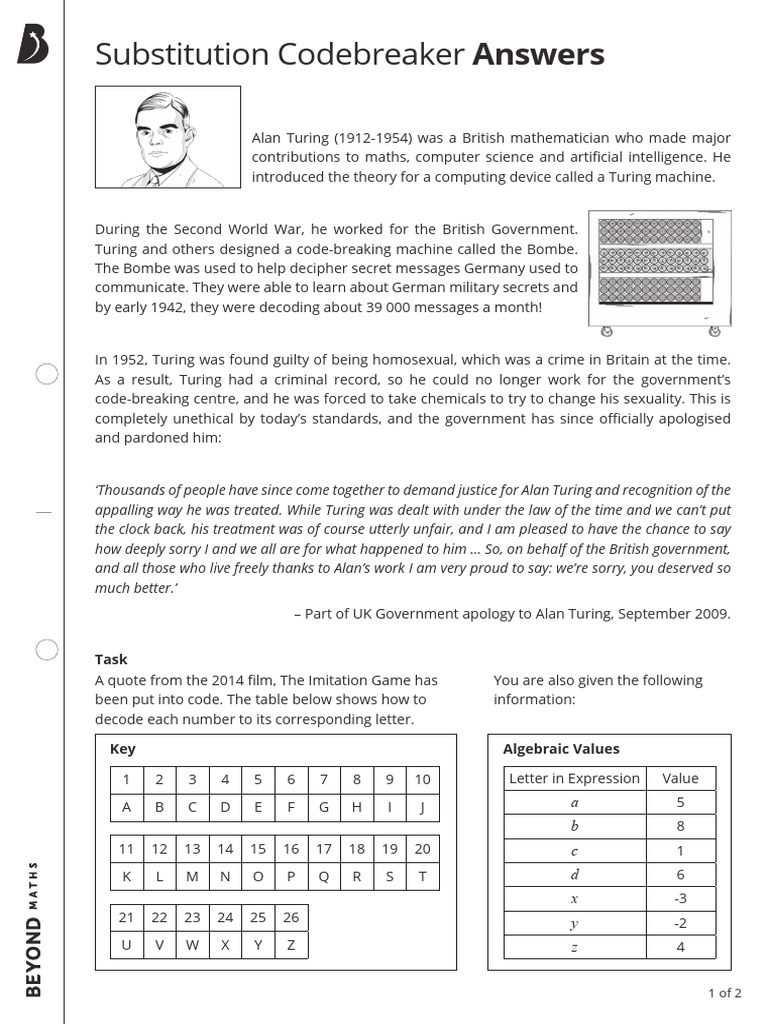 Turing's Codebreaker and Legacy | PDF | Alan Turing | Computing