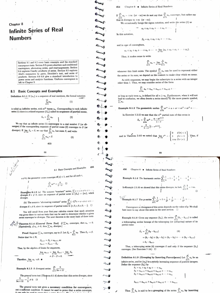 5sem Era Math Reading Unit 3 | PDF | Limit (Mathematics) | Series (Mathematics)