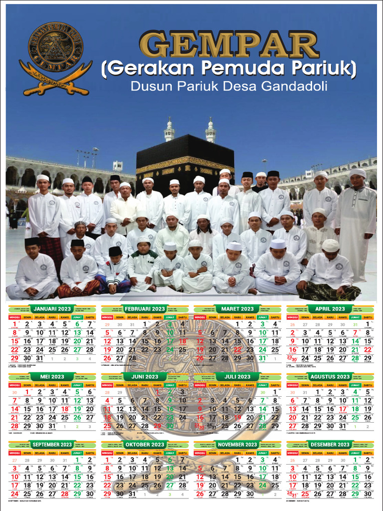 EyzaGrafika - BW210 - 10 lembar - kalender gempar | PDF