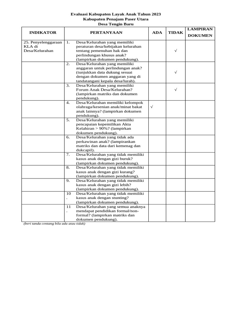 Surat Permohonan Data KLA | PDF