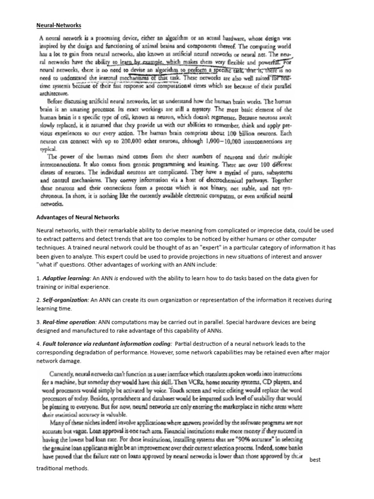U3 Part 1 Pdf Artificial Neural Network Cognitive Science