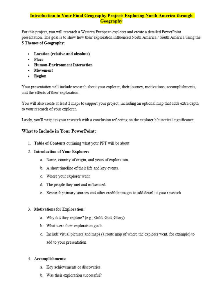 SS Final Packet Intro and Rubric Q2 Merged | PDF | Natural Environment | Geography