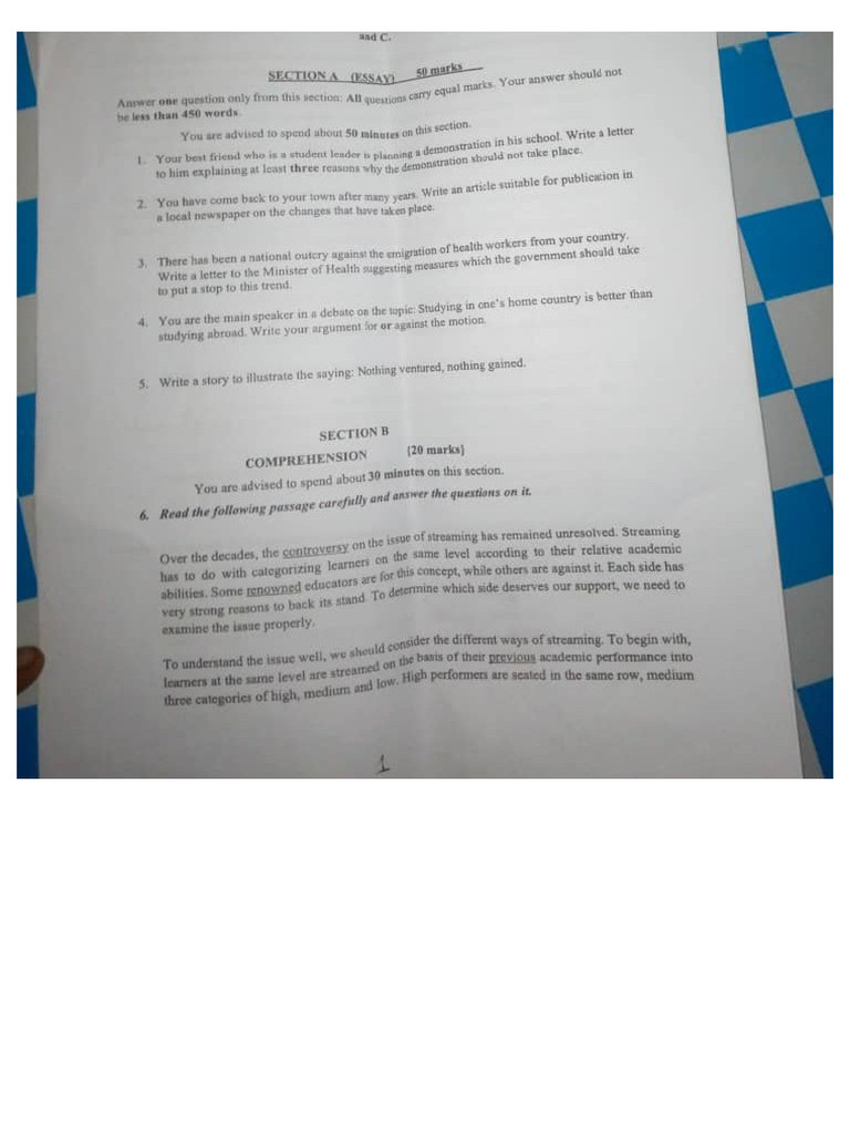 Nabptex English Language | PDF