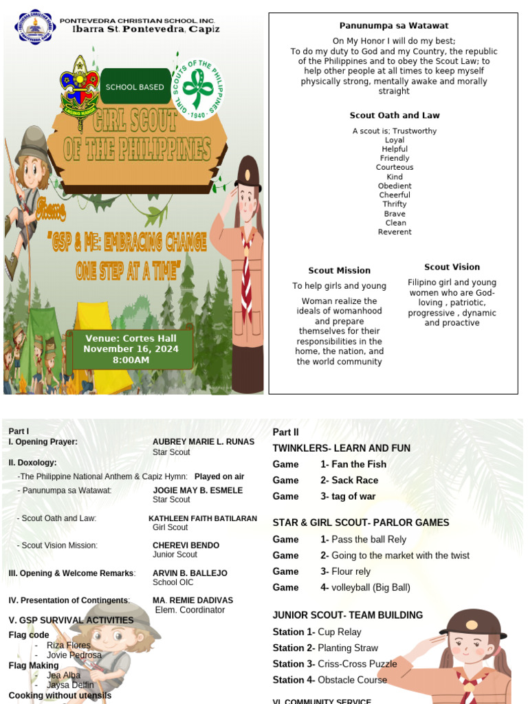 PROGRAM FINAL GSP | PDF