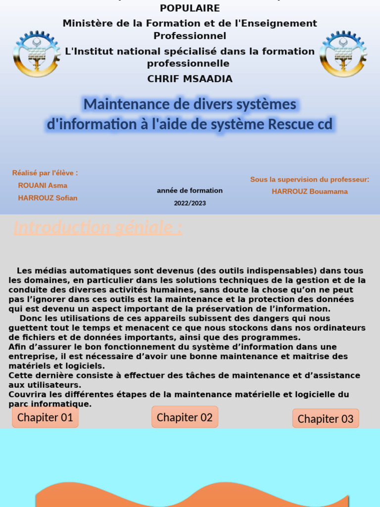 Presentation1 [Autosaved] | PDF | Logiciel | Système de fichiers