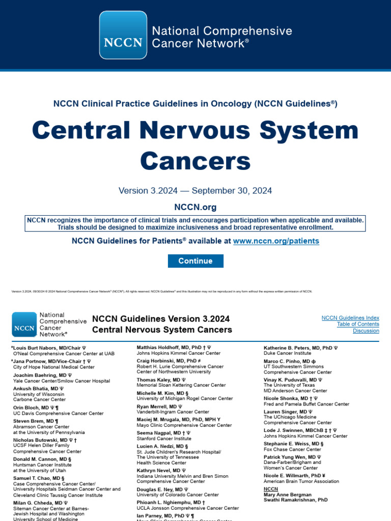 Cns V3 2024 | PDF | Glioma | Metastasis