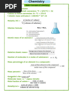 AP Chemistry Periodic Table and Formula Sheet 2024 | PDF | Acid ...