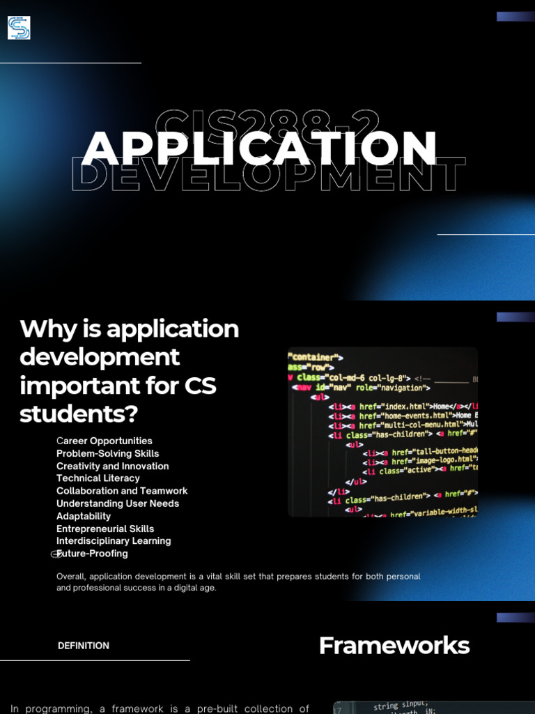 CIS288-2 Application Development Class 1 | PDF | Cross Platform Software | Application Software