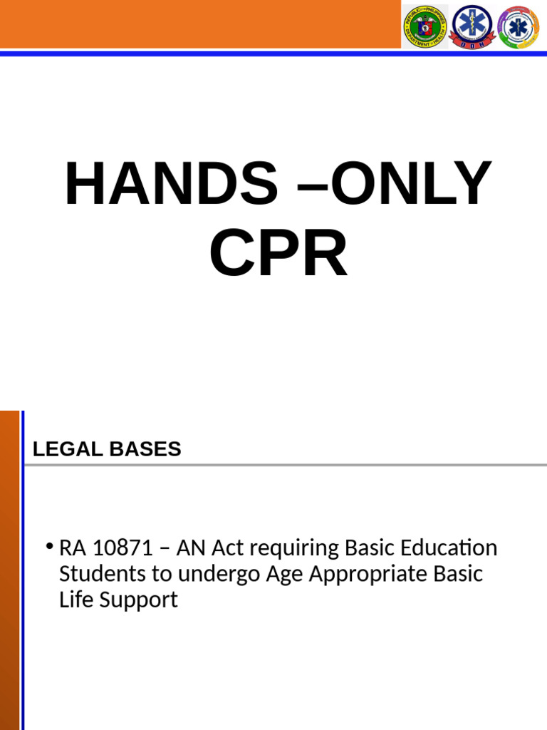 Hands-Only-CPR | PDF | Cardiopulmonary Resuscitation | Cardiac Arrest