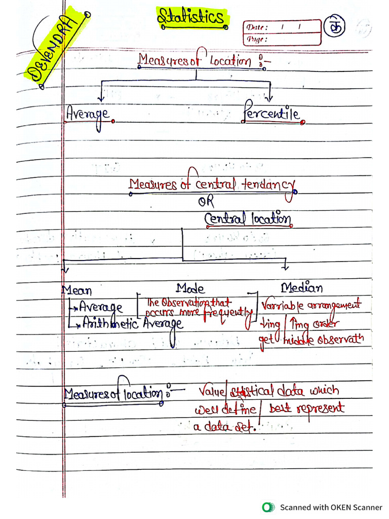 Statistics Research Notes | PDF