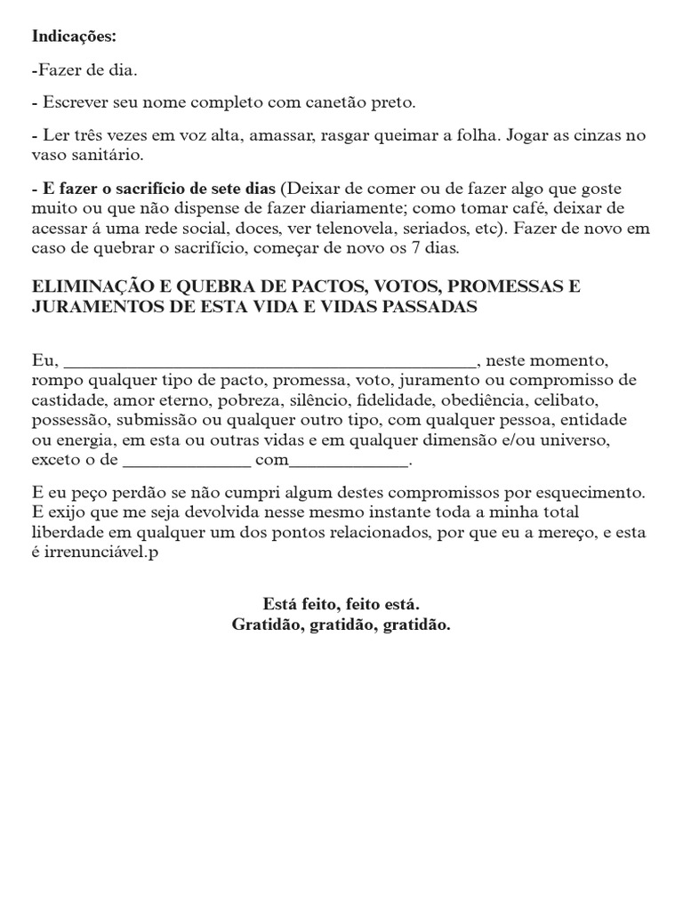 Documento Juramentos Queimar - Docx - 20250116 - 031349 - 0000 | PDF