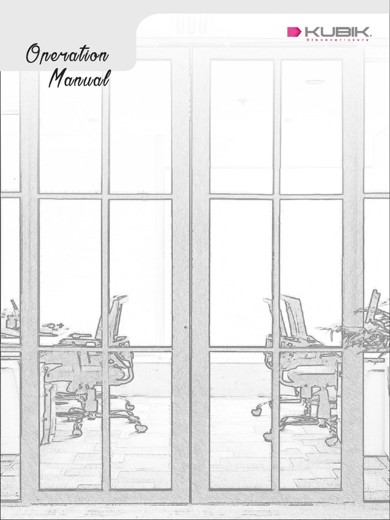 Kubik Glass Installation Procedure | PDF | Door | Screw