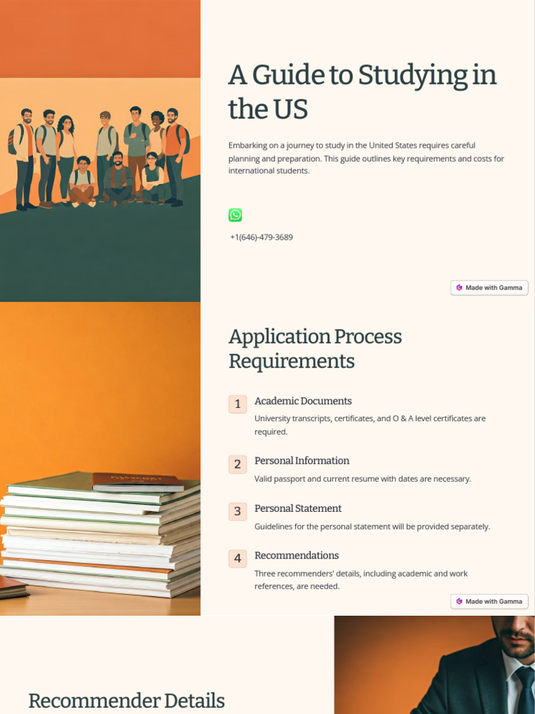 US Study Guide for Intl Students | PDF