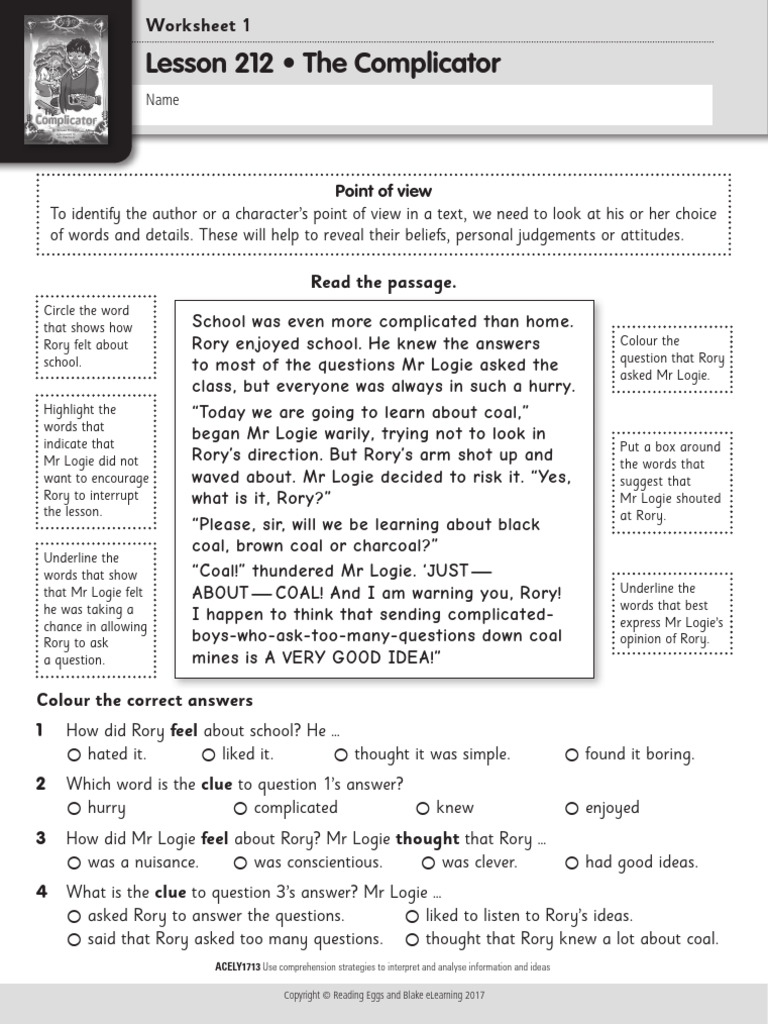 Year 6 Reading Practice 09 | PDF
