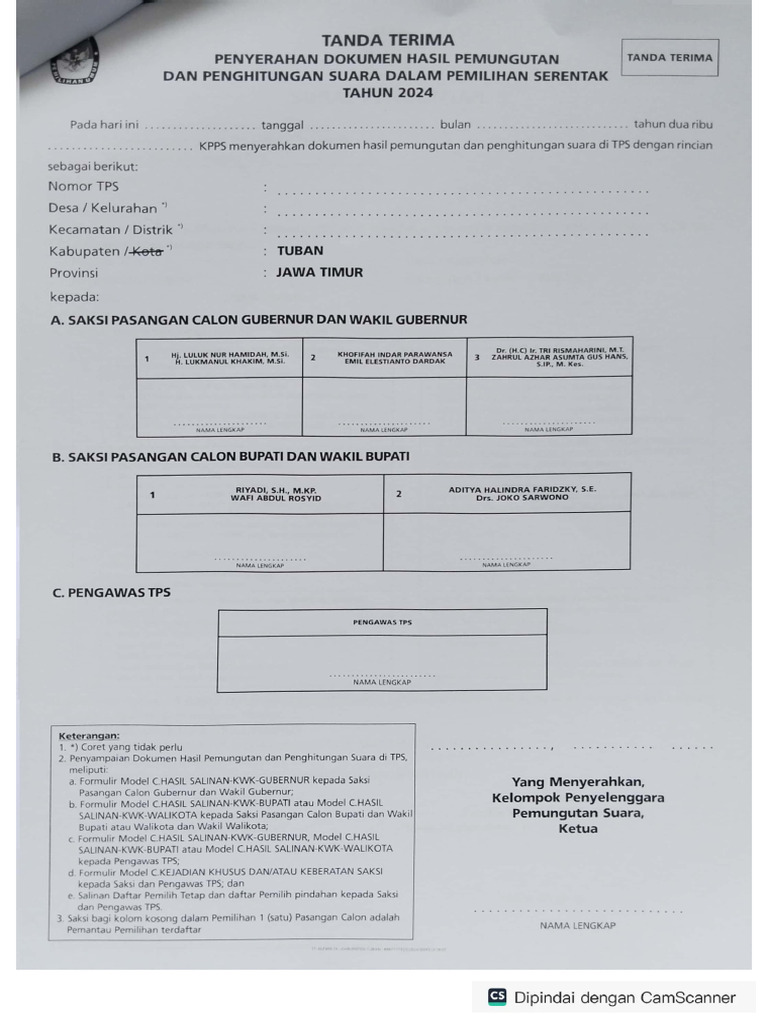 Tanda Terima | PDF