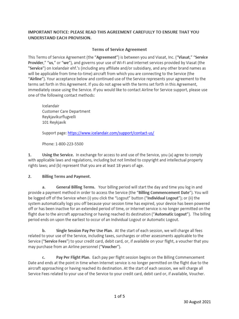 Node Modules @portal Assets Cms-Served-Assets PDF Viasat-IcelandPaid-Terms-of-Service | PDF ...