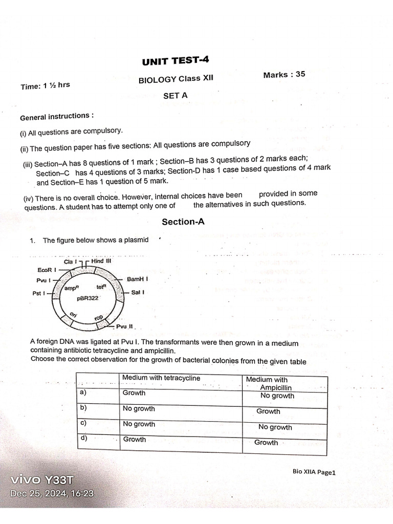 Biotech G12 Model QP | PDF