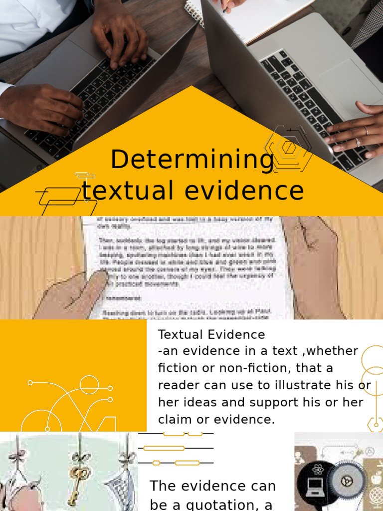 Lesson 10 Determining The Textual Evidence | PDF
