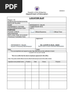 Locator Slip Form Template | PDF