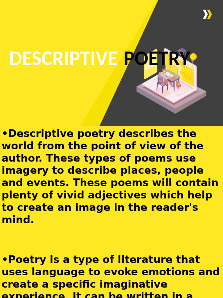 Understanding Descriptive Poetry | PDF