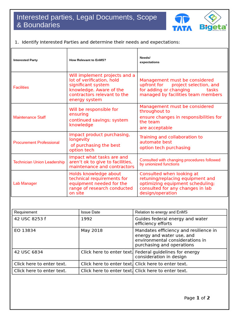 Interseted Parties, Leagal Documents, Scope & Bounderies | PDF | Business