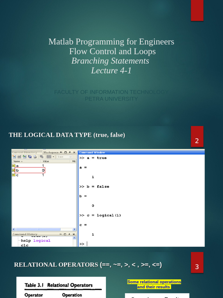 Lecture 4-1 | PDF | Boolean Data Type | Control Flow Lecture 4-1 | PDF | Boolean Data Type | Control Flow