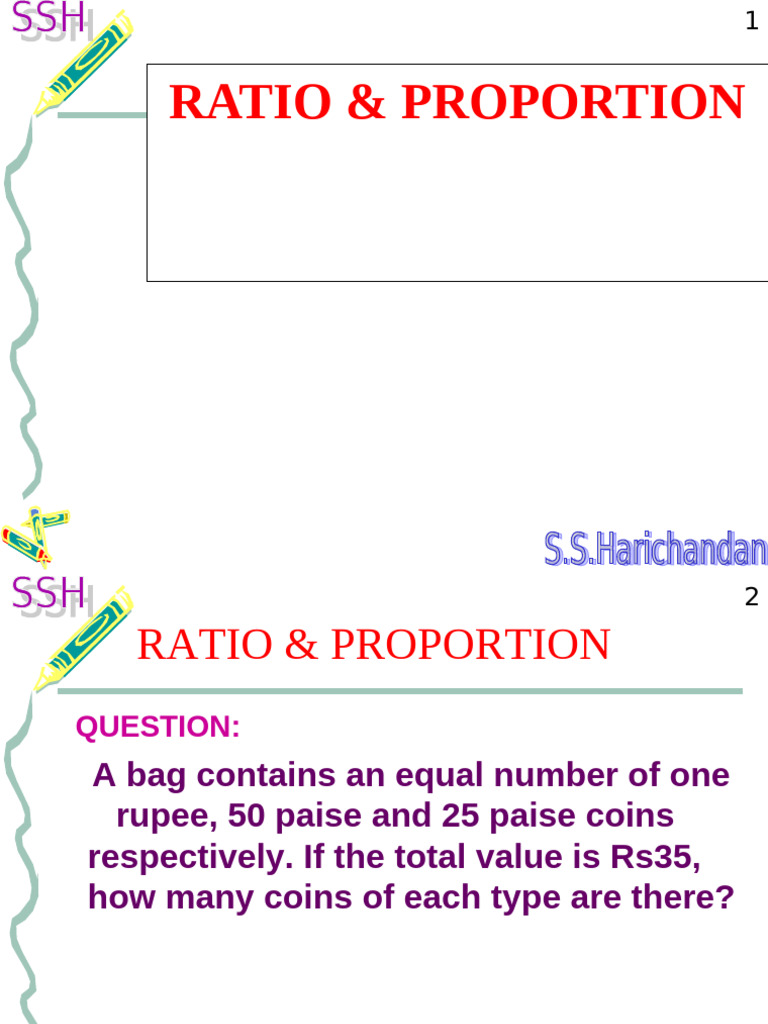 RATIO & PROP | PDF | Ratio | Mixture